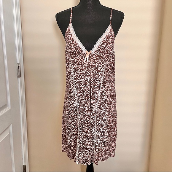Other | Intimates & Sleepwear | Kawaii Gyaru Animal Print Slip Dress ...